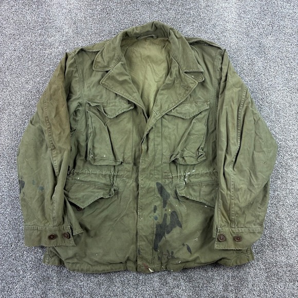 Jackets & Coats | Vintage 4s 50s Us Military Field Jacket Mens Medium ...